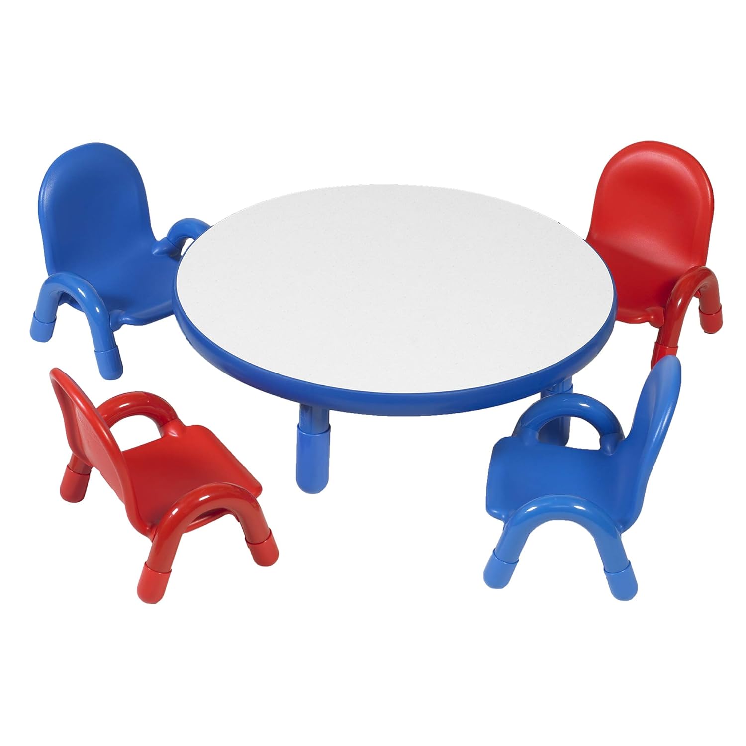Amazon.com: Children’s Factory Baseline Toddler 36" Round Table and 4 ...