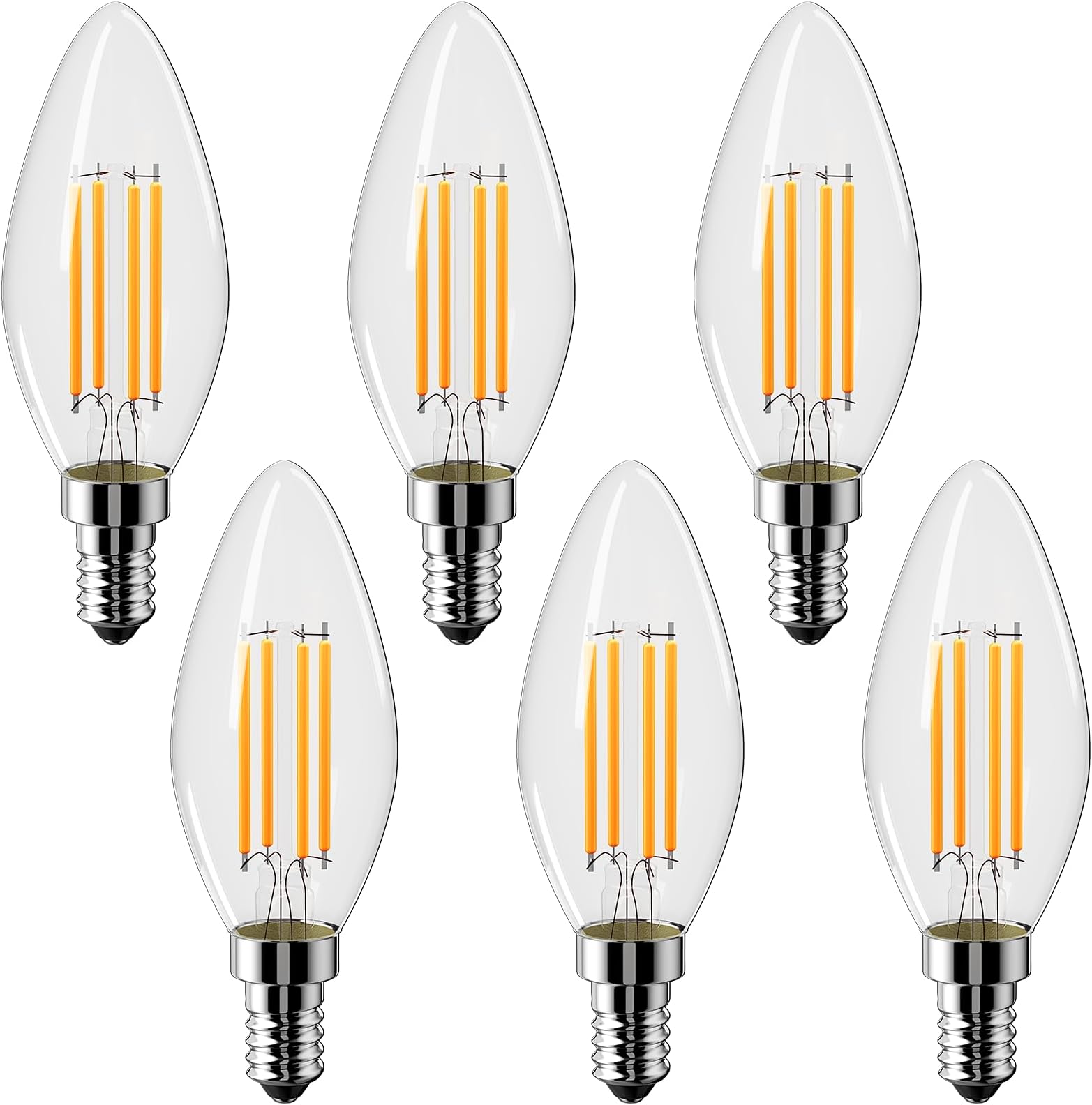 Vanke E14 LED Light Bulb Warm White 2700K, D Energy Class, 4W (40w ...