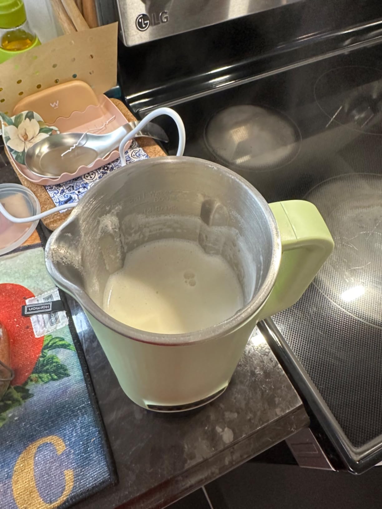 Soy Milk Maker, Automatic Nut Milk Maker, 20 Oz Milk Maker with Brush ...