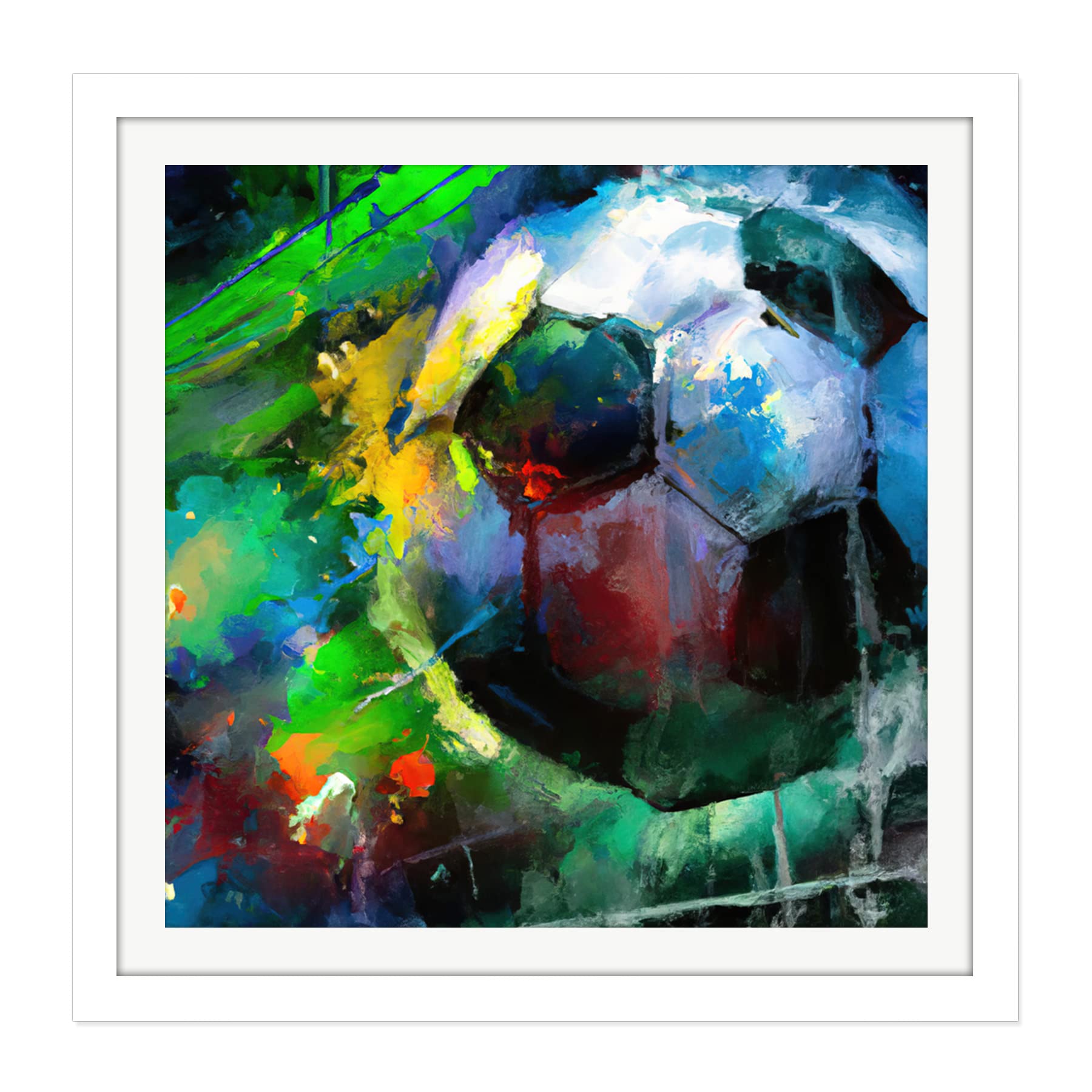 Abstract Soccer Paintings