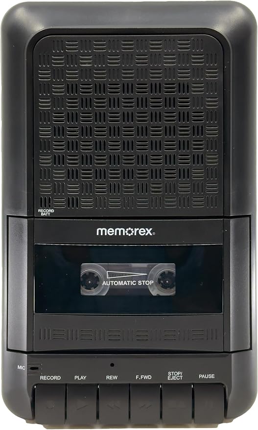 Amazon.com: Memorex MX-CR90 Retro Cassette Player/Recorder | One-Touch ...