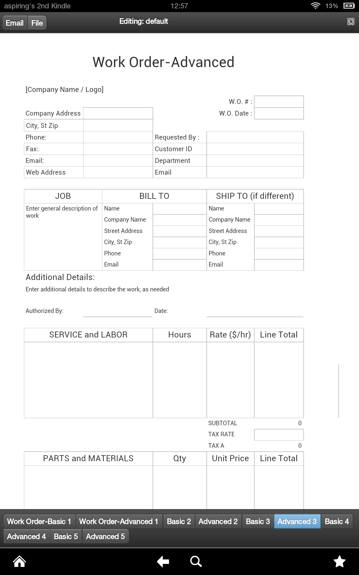 Work Order - App on Amazon Appstore