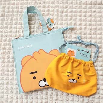 Amazon.co.jp: Korea Kakao Friends Ryan Cooler Bag : Home & Kitchen