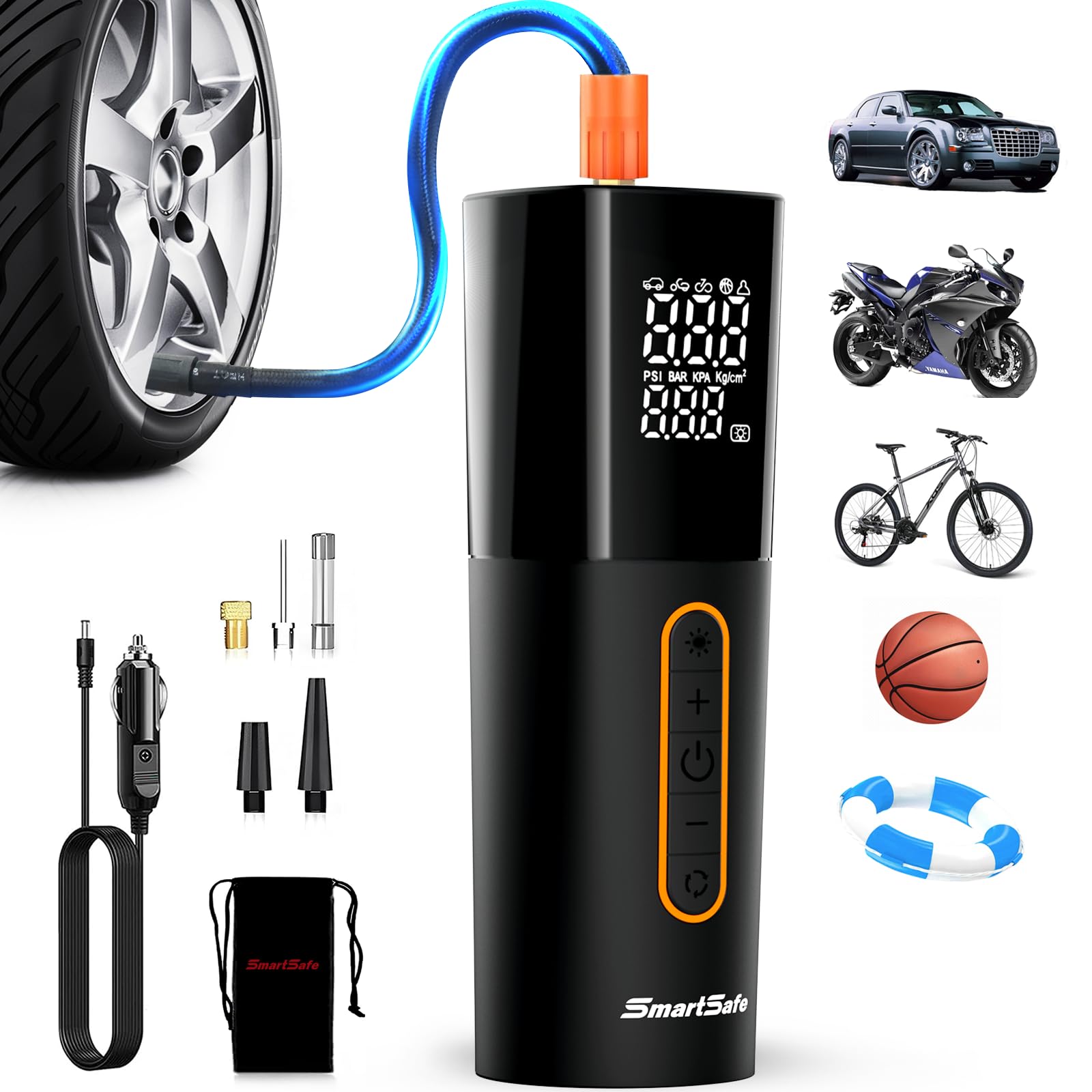 BW Blue Wind Shelter Mini Portable Air Compressor 150 PSI ...