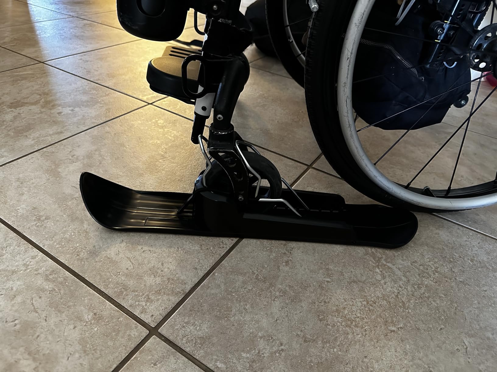 Amazon.com : Feoffey Snow sled Scooter Snow skis,Winter sled Board ...