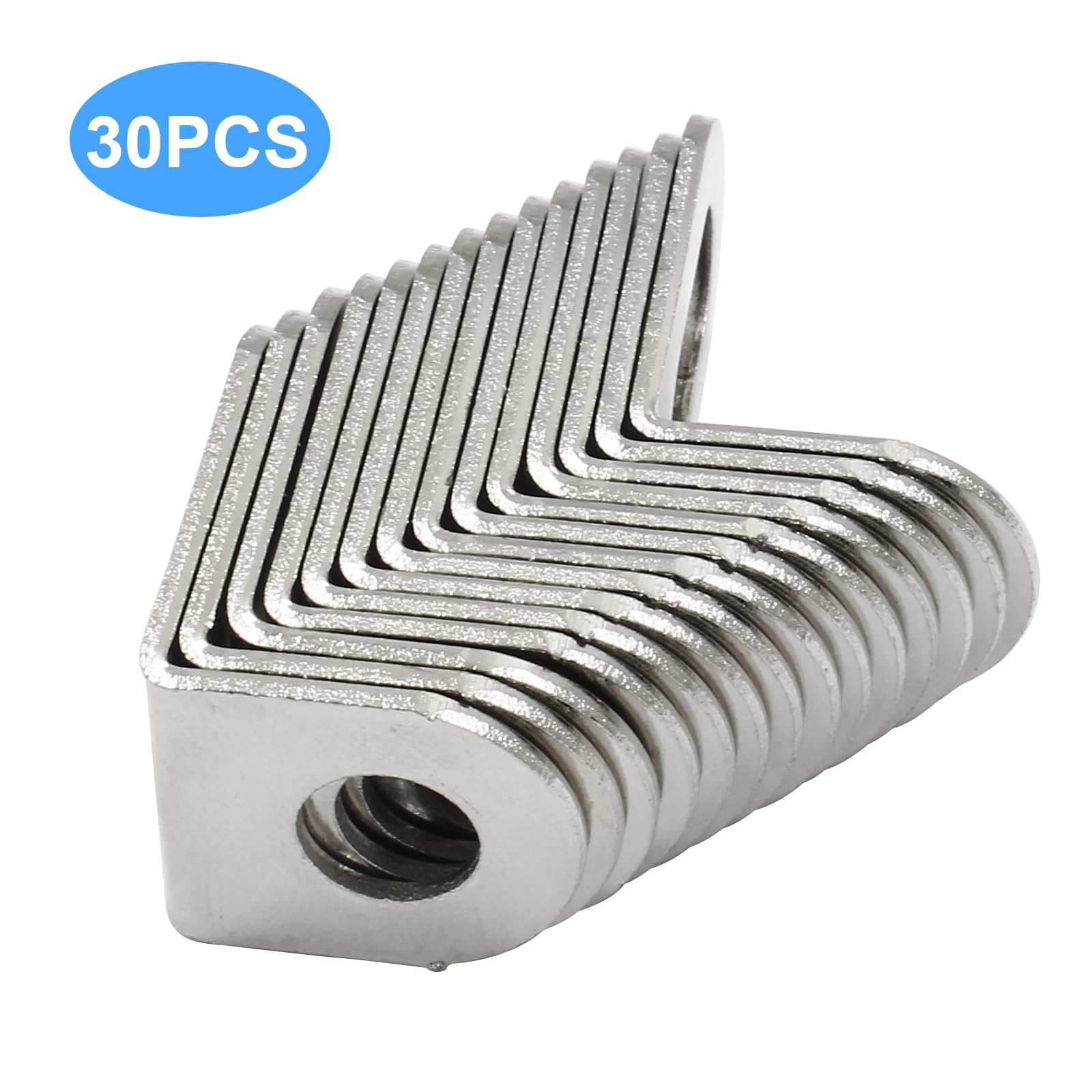 Snapklik.com : 15 Pcs 18x18x29mm/07x07x114 Adjustable Right Angle ...