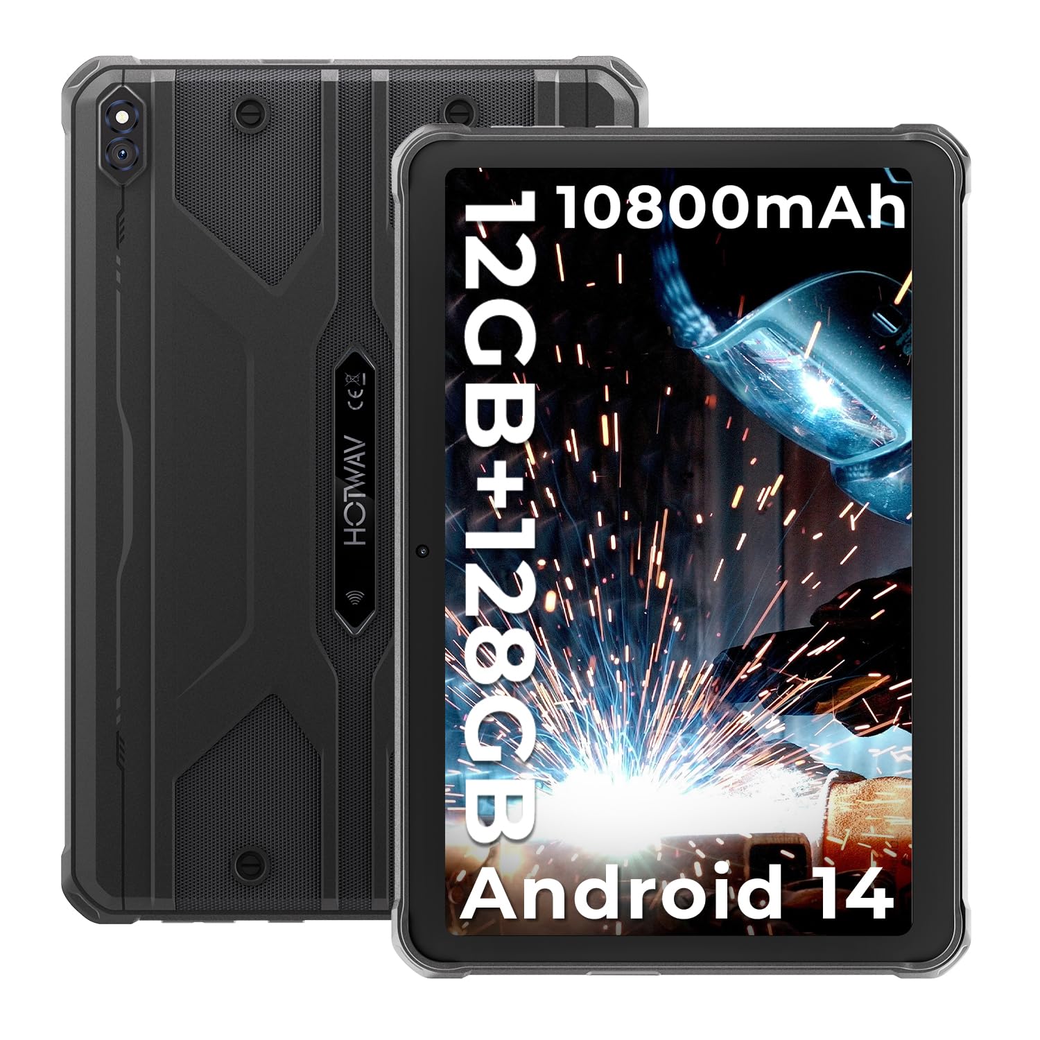 Amazon.com : HOTWAV R8 Rugged Tablet Android 14, 10.1 inch HD+ Display ...