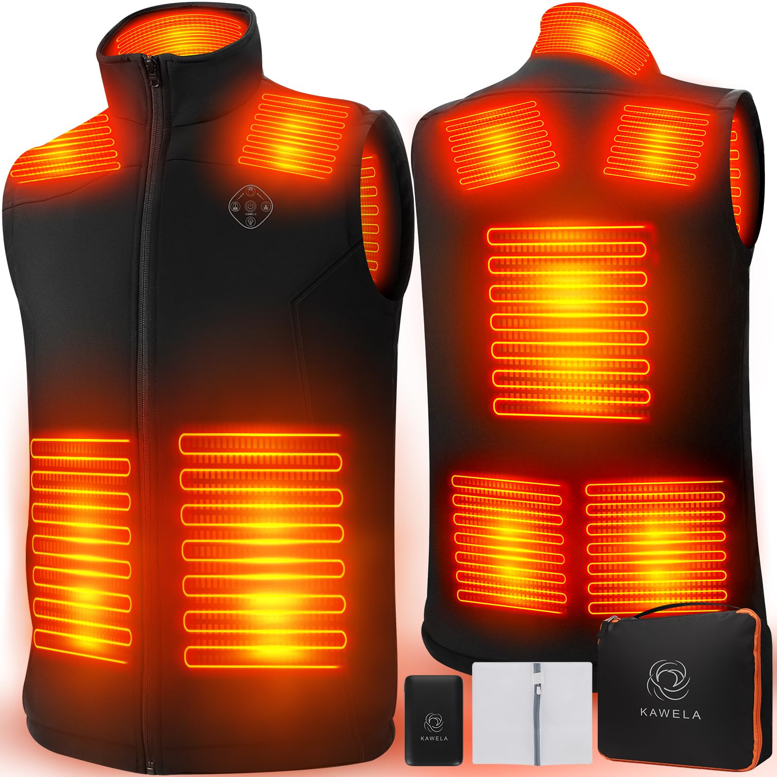 Amazon.com: KAWELA Heated Vest for Men with Battery Pack Included ...