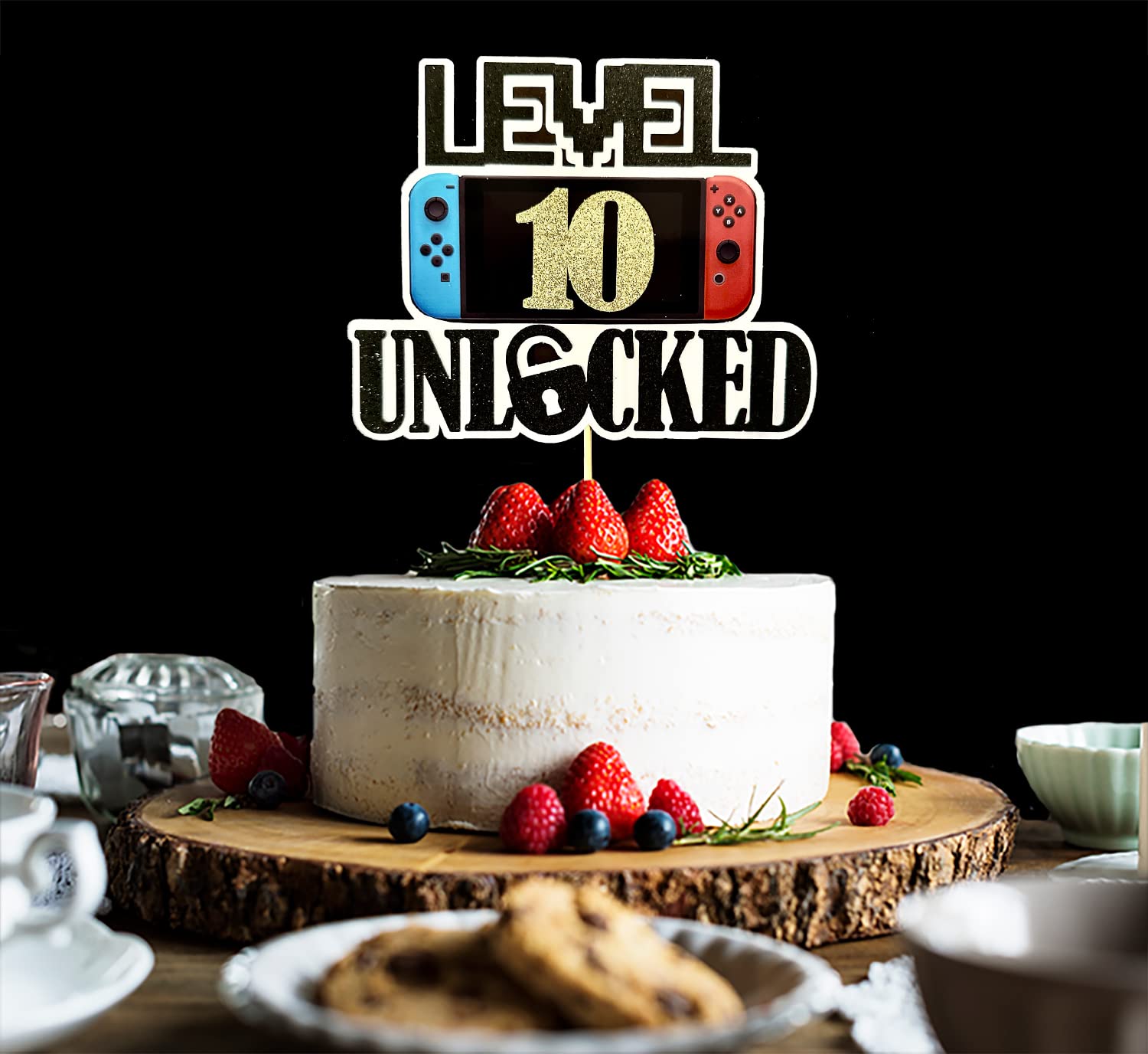 Level 10 Unlocked Cake Topper : Amazon.ca: Grocery & Gourmet Food