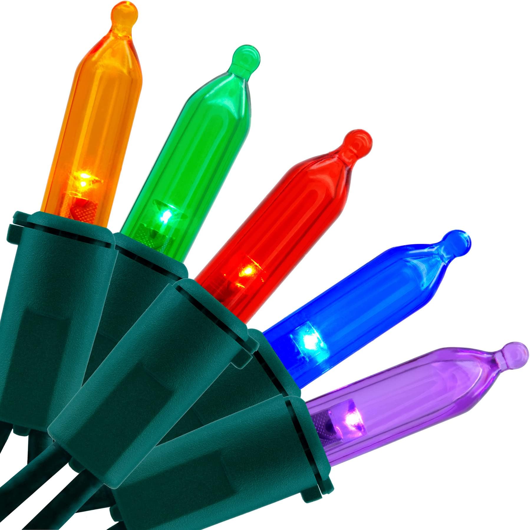 Amazon.com: Holiday Wonderland #565223 100-Count Multi Color Christmas ...