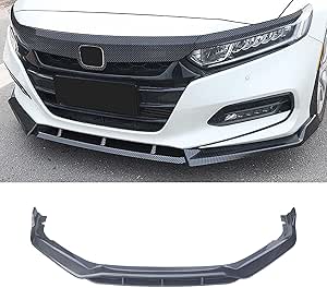Amazon.com: CHIESMA,Front Bumper Lip Compatible with 2021 2022 Honda Accord Facelift Stage 4 ...