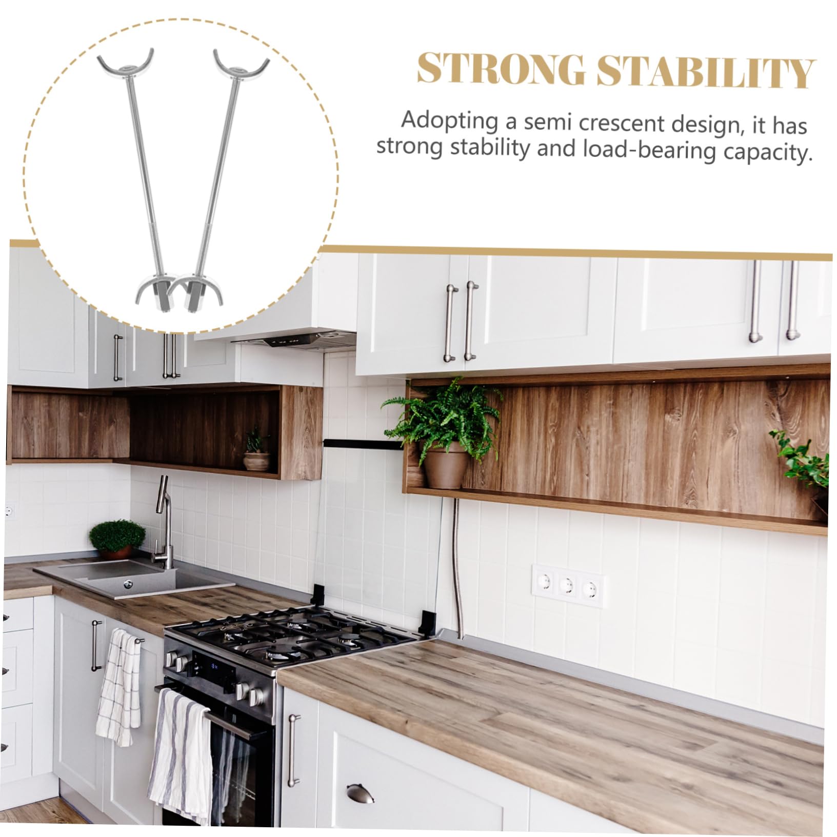 Snapklik.com : 10 Pcs Countertop Benchtop Joint Connector Thread Bolt ...