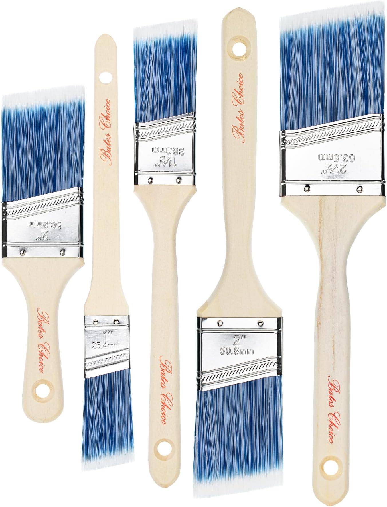 Amazon.com: Bates- Paint Brushes, 2-Inch, 3 Pack, Angle Brushes ...