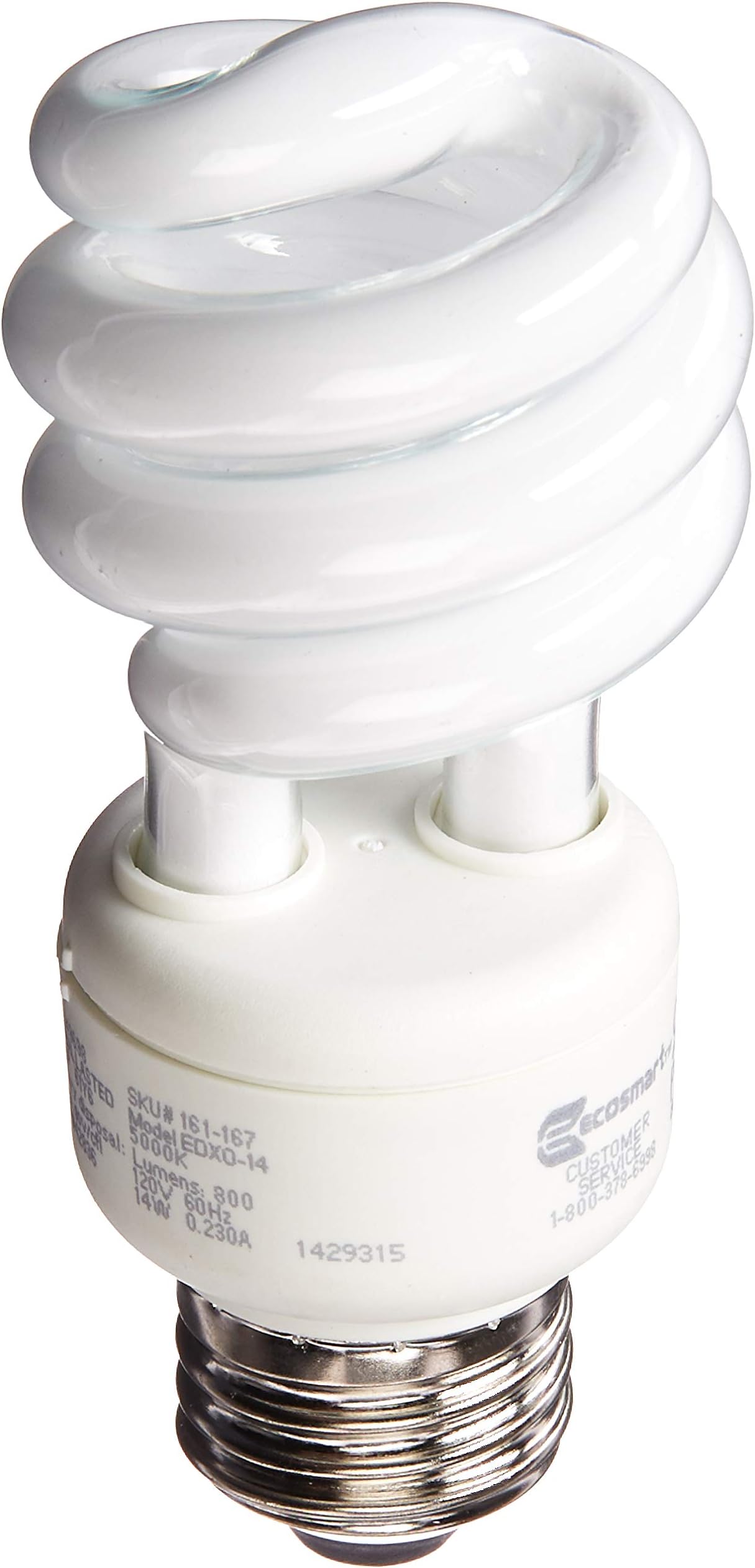 EcoSmart 23 Watt Compact Fluorescent (CFL) Light Bulbs 4-Pack (100 Watt ...