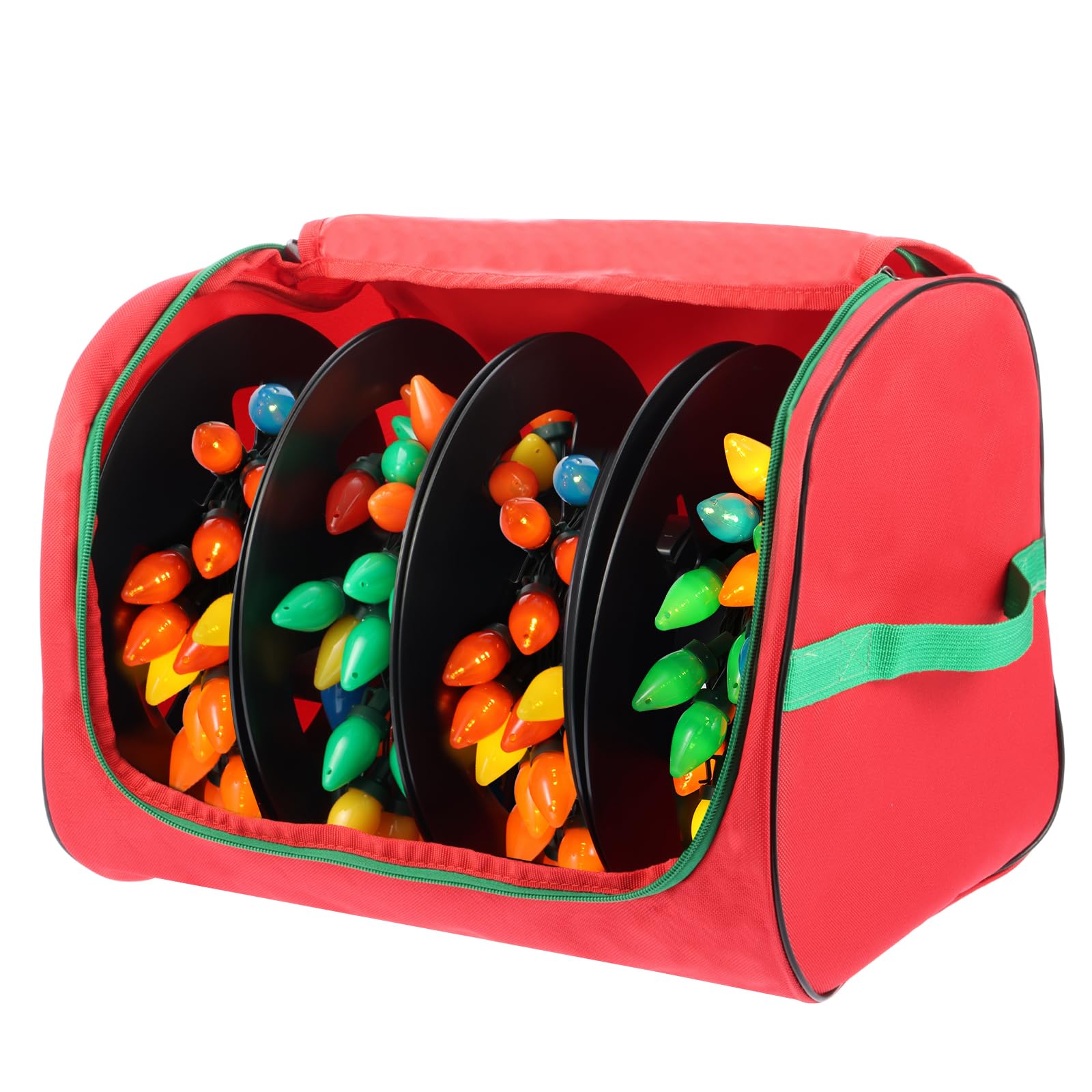 Amazon.com: Christmas Light Storage Bag with Reels- Holds up to 750ft ...