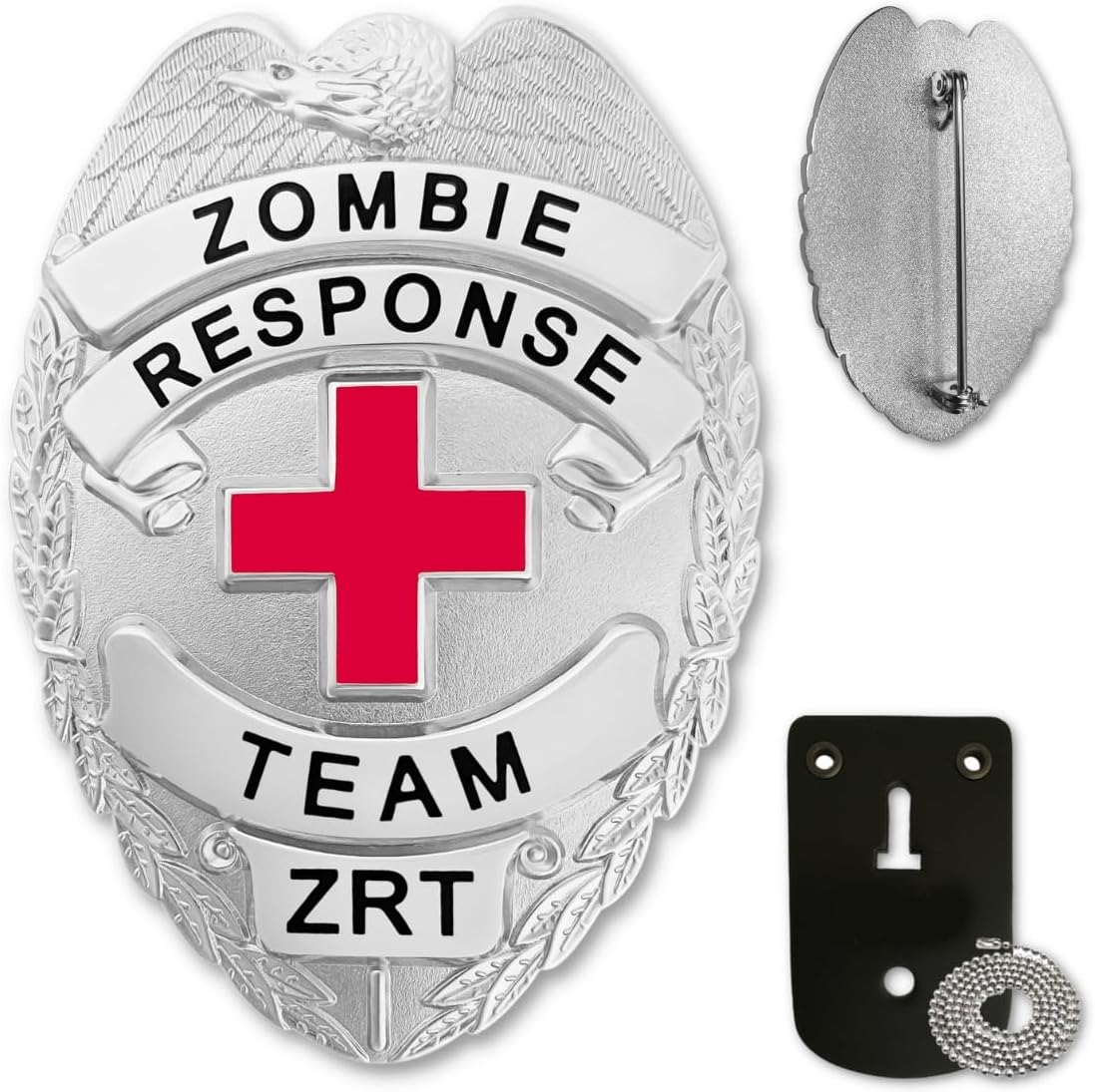 Amazon.com: Zombie Response Team Badge - Costumes, Cosplay, Pretend ...