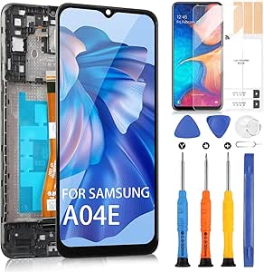Amazon.com: for Samsung Galaxy A04E Screen Replacement A042 LCD Display Touch Screen Digitizer ...
