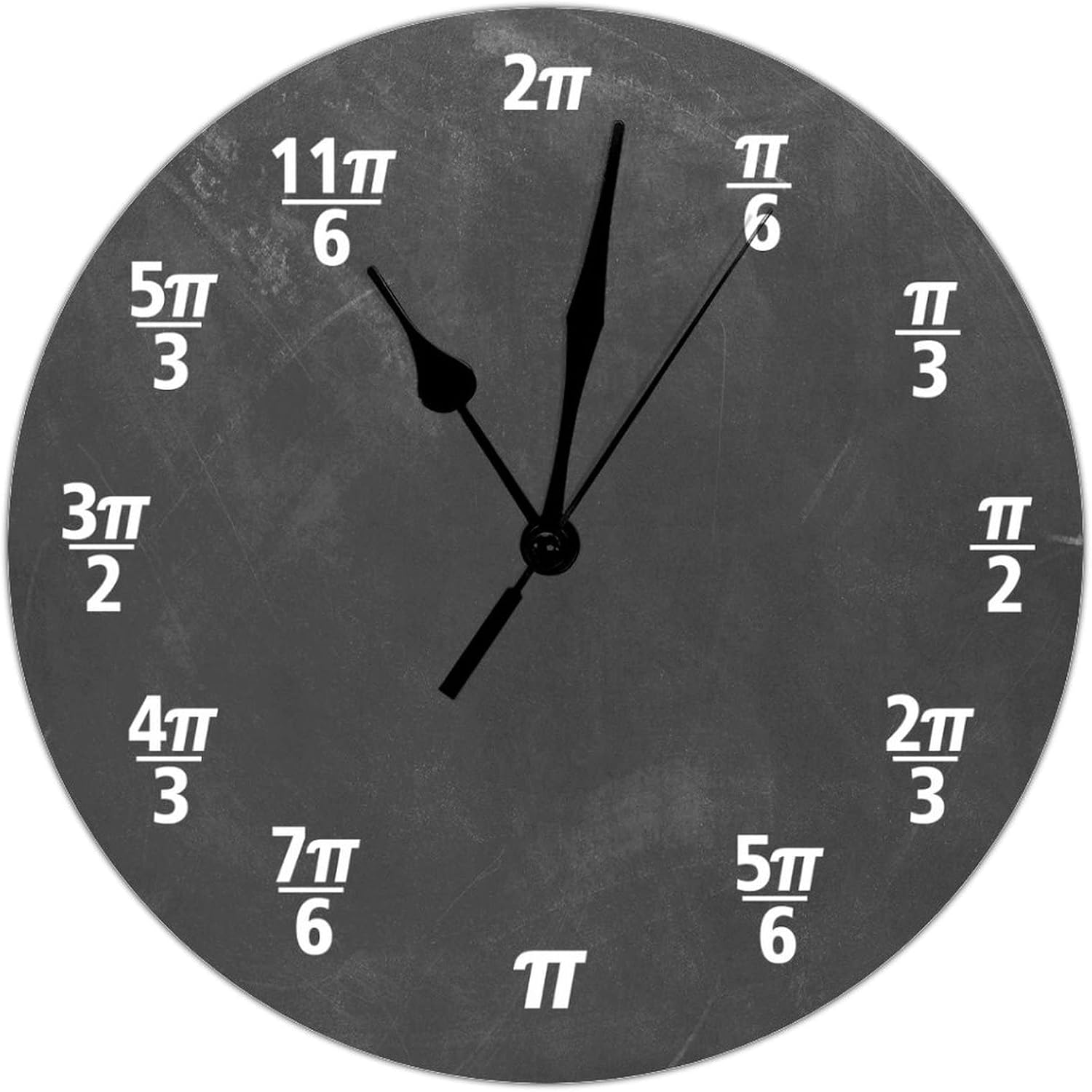 Amazon.com: LetusZhogo Classroom Wall Clock 12 Inch, Math Themed Modern ...