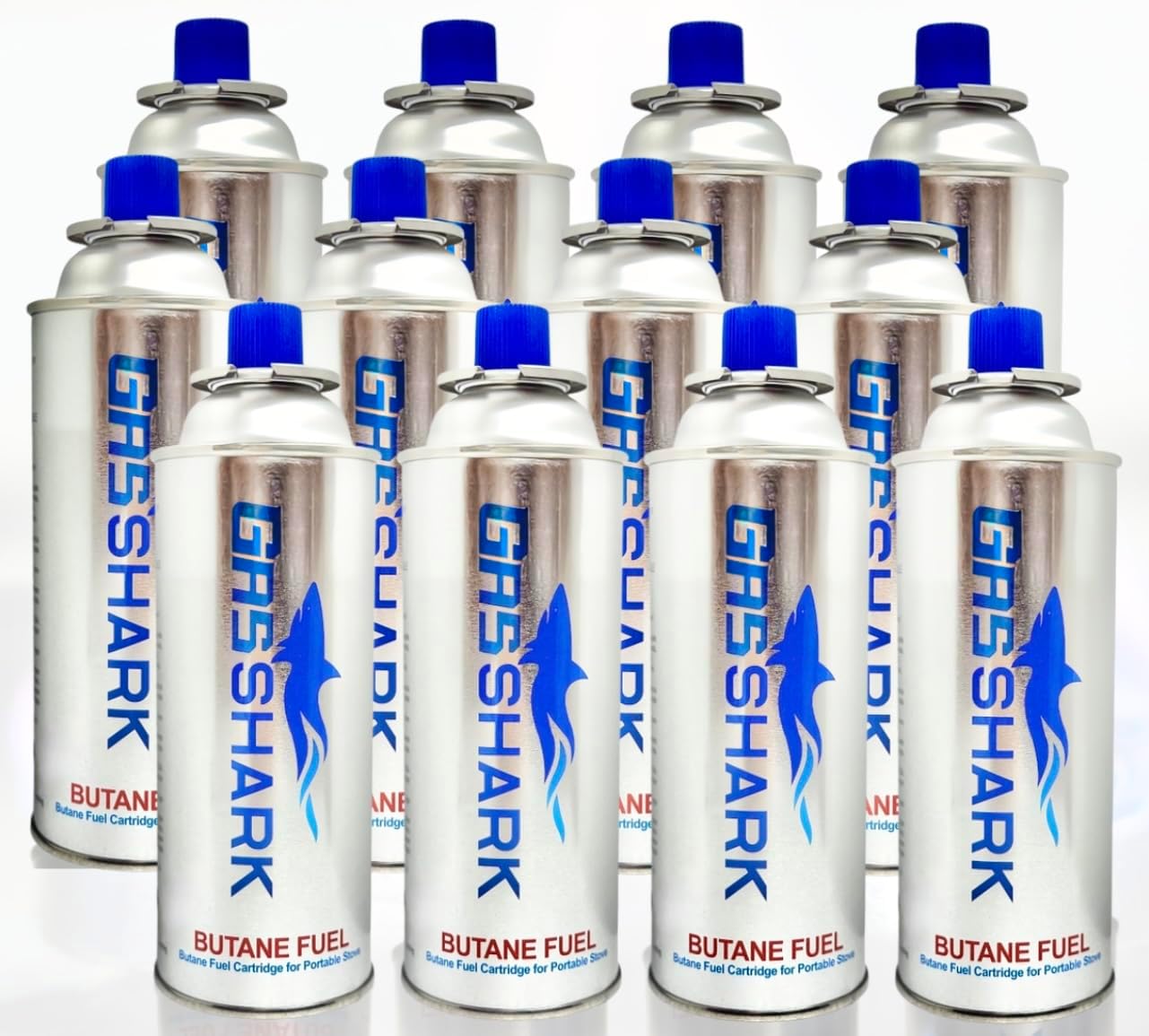 Amazon.com: GAS SHARK Butane Fuel Gas Canisters | 12 Pack | 8 oz ...