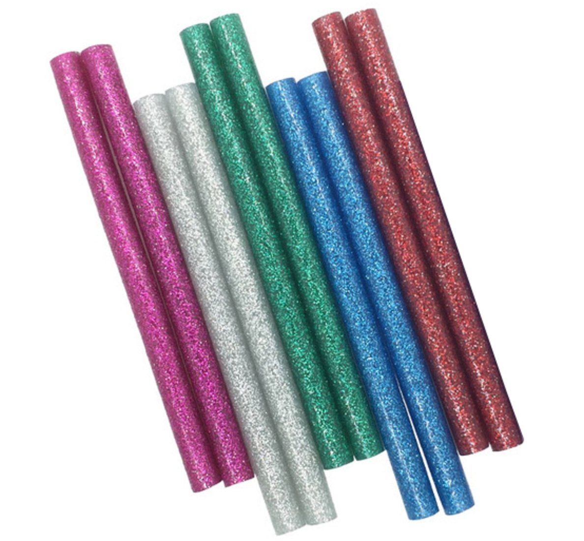 11MM (Diameter) HOT MELT Glitter Coloured (Assorted) Sparkle Glue ...