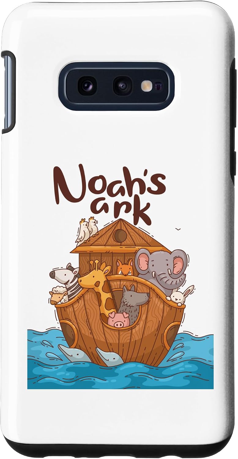 Amazon.com: Galaxy S10e Noah's Ark, Religion Animals History Bible Case ...