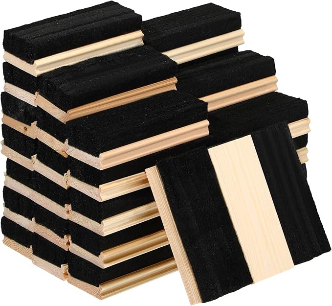 Amazon.com : Marspark Felt Style Erasers, Cleaner Dusters Felt ...
