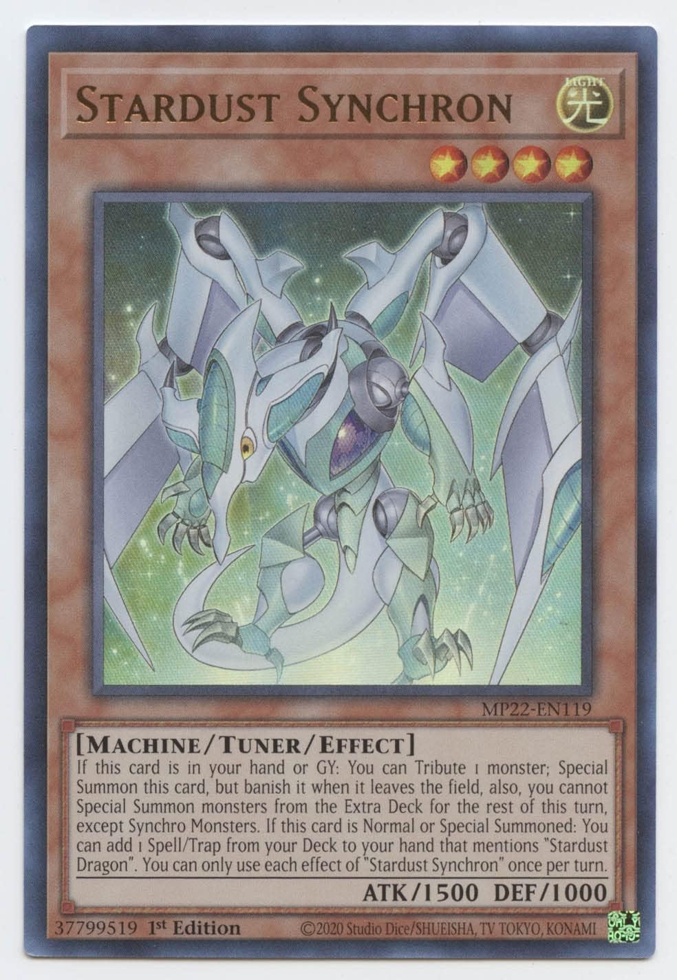 Stardust Synchron - MP22-EN119 - Ultra Rare - 1st Edition : Amazon.co ...