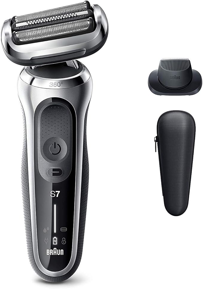 Braun Electric Razor for Men, Series 7 360 Flex Head Foil Shaver with ...