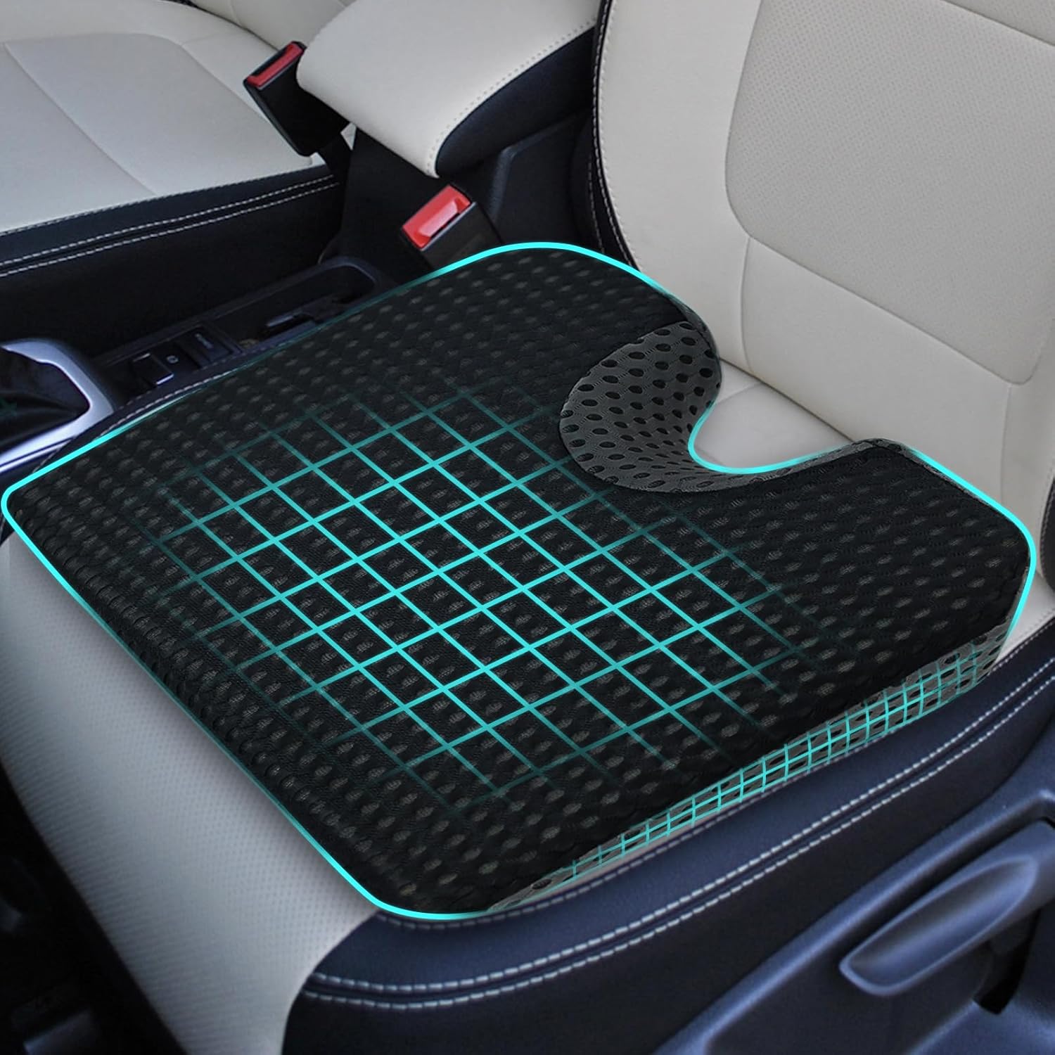 Car Wedge Seat Cushion for Driver, Car Seat Cushions for Driving ...