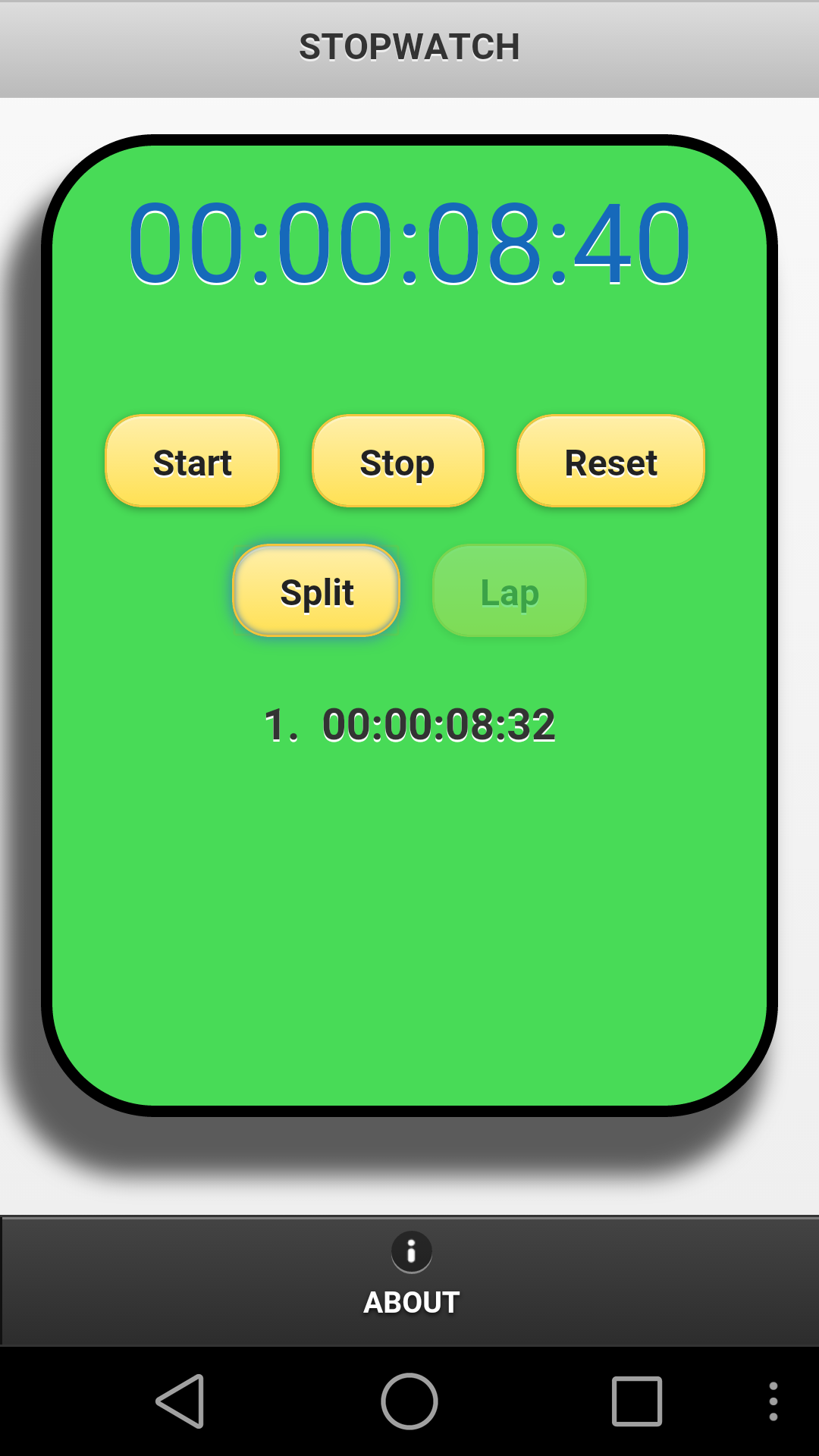 StopWatch:Amazon.com:Appstore for Android