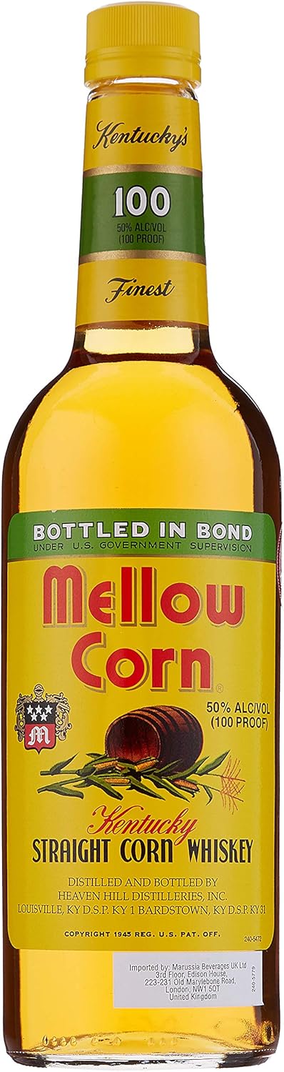 Mellow Corn Straight Corn Whiskey | Bottled-in-Bond | 70cl | 50% ABV ...