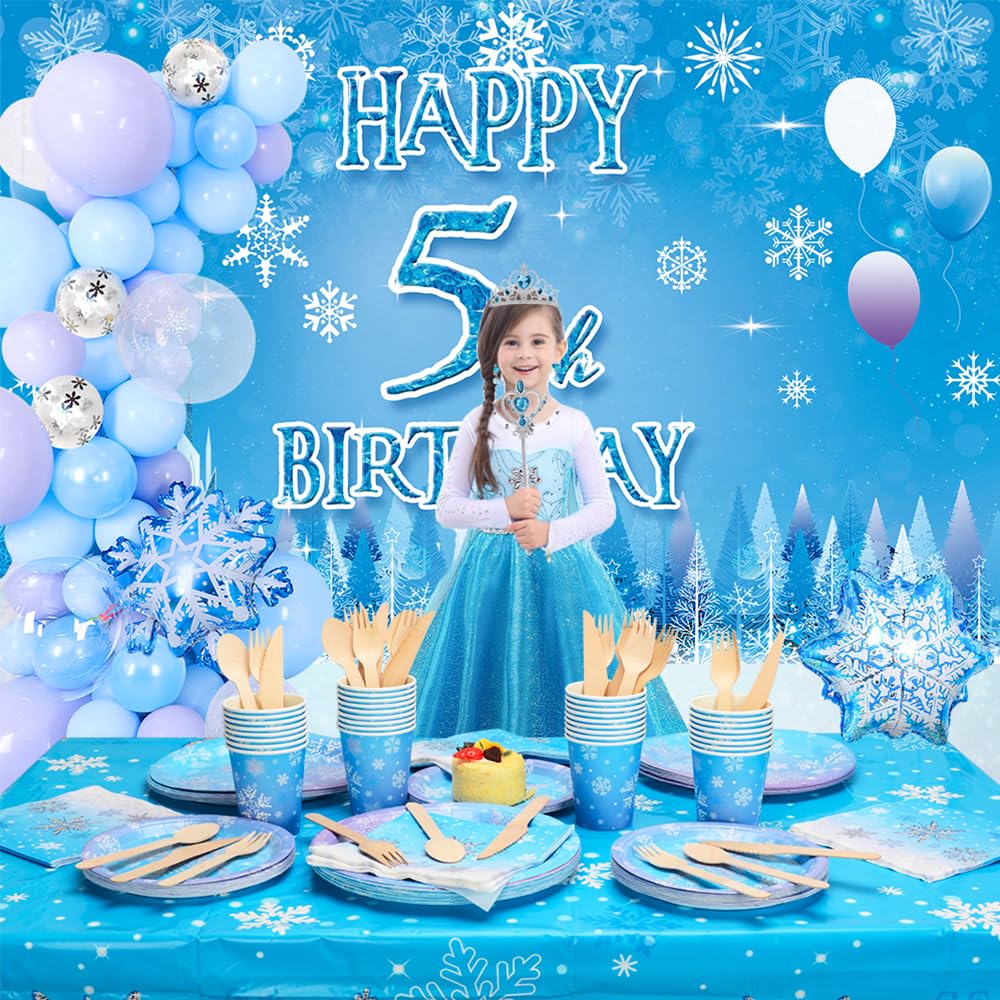 Frozen Birthday Party Background Frozen Theme Square Backdrop