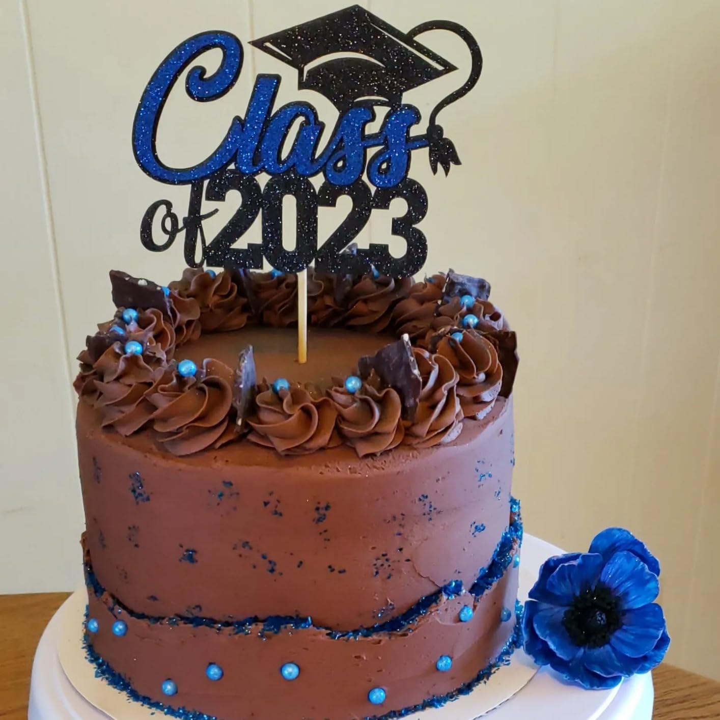Amazon.com: Glitter Class of 2023 Cake Topper, 2023 Graduation Cake ...