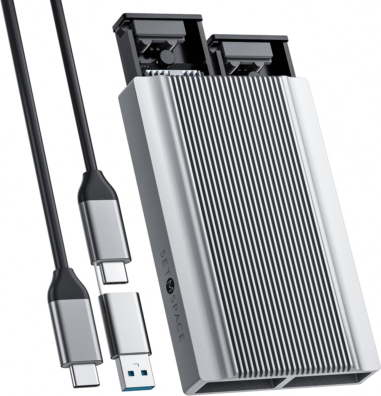 Amazon.com: ShuoLe Aluminum M.2 SSD Enclosure Adapter USB 3.2 10Gbps ...