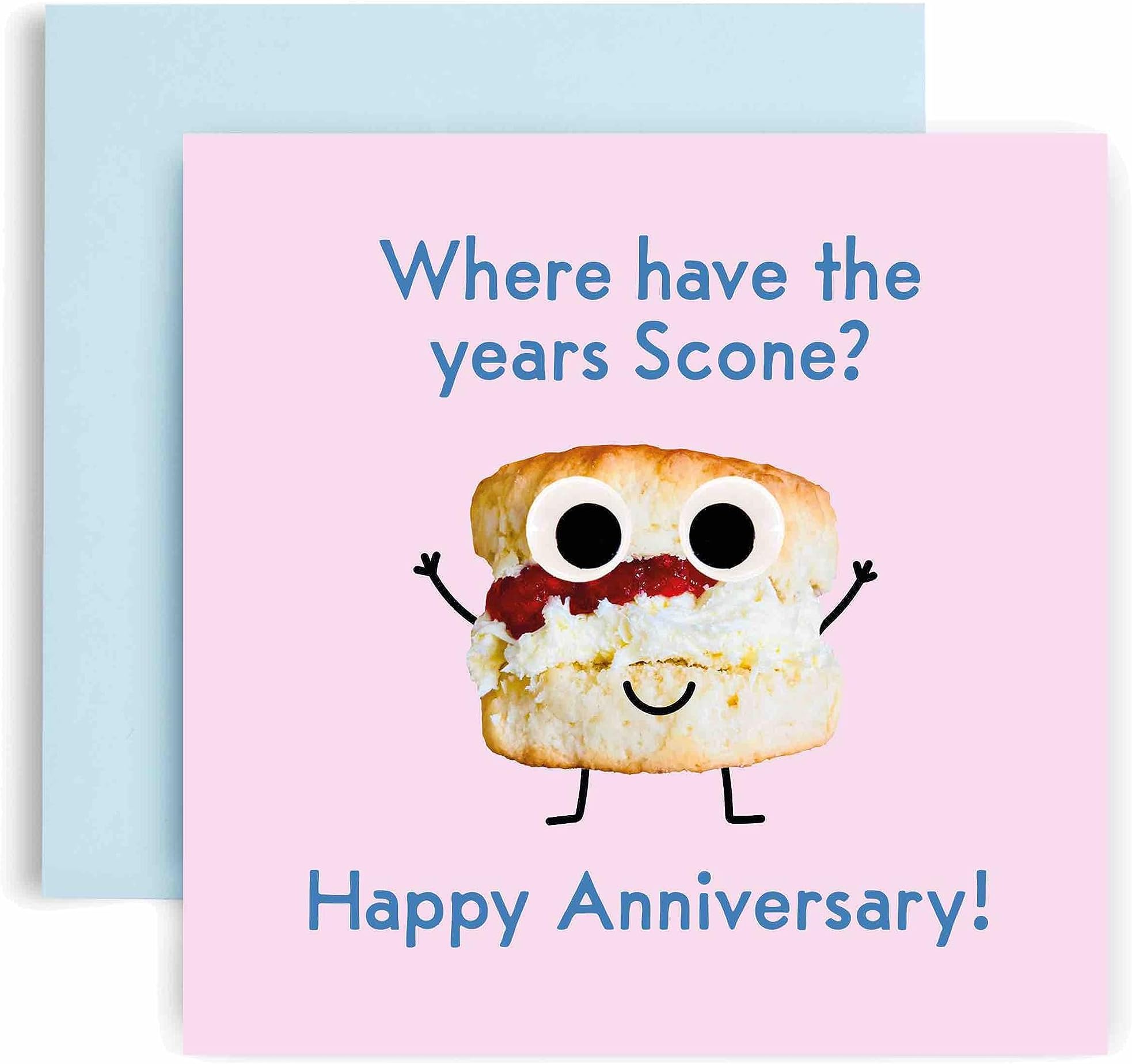 Huxters Anniversary Cards for Men and women - Funny Scone Anniversary ...