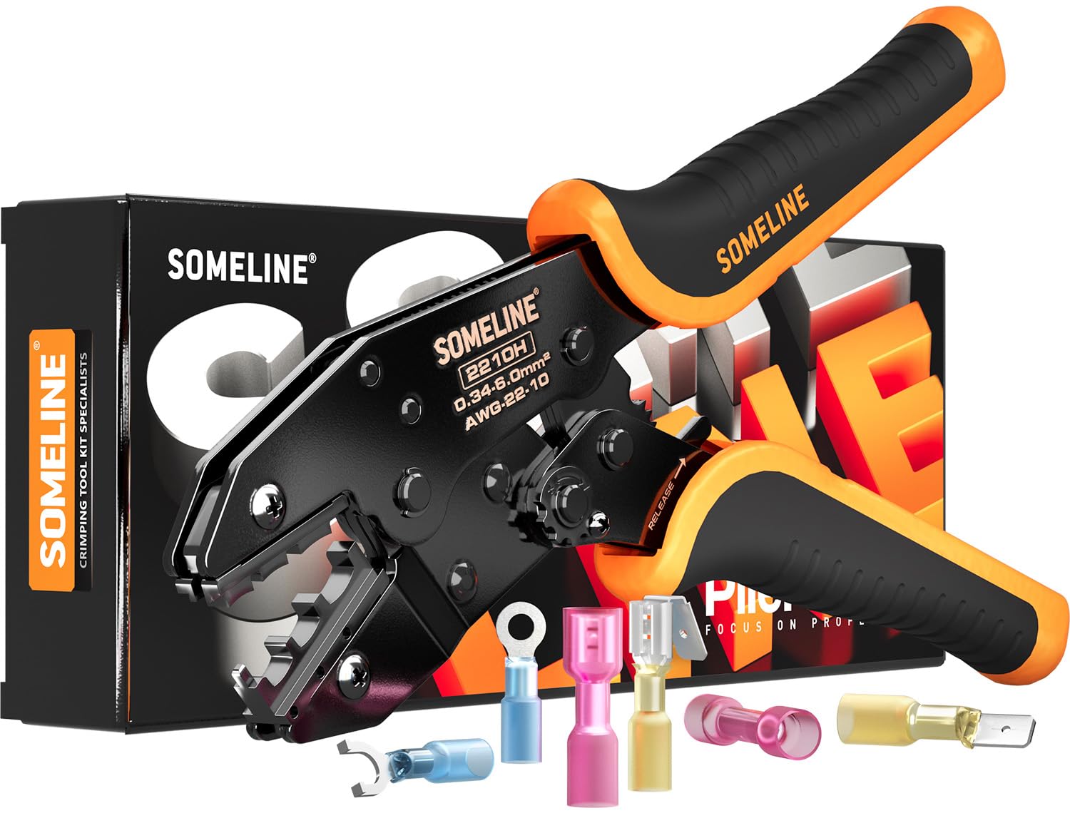 Snapklik.com : Crimping Tool For Heat Shrink Connectors - 22-10 AWG ...