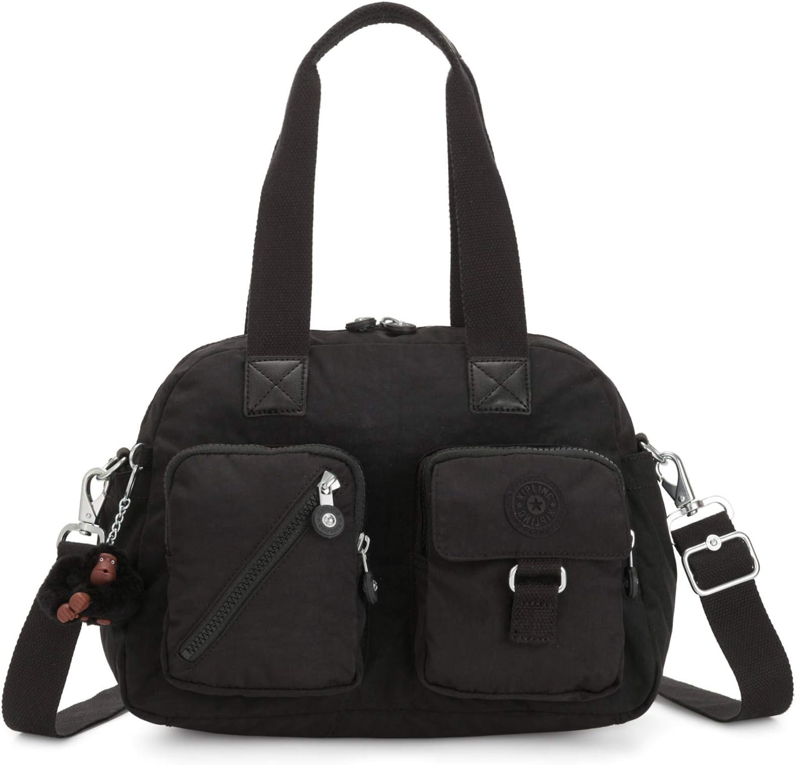 Kipling Defea Shoulder Bag Black Tonal: Handbags: Amazon.com