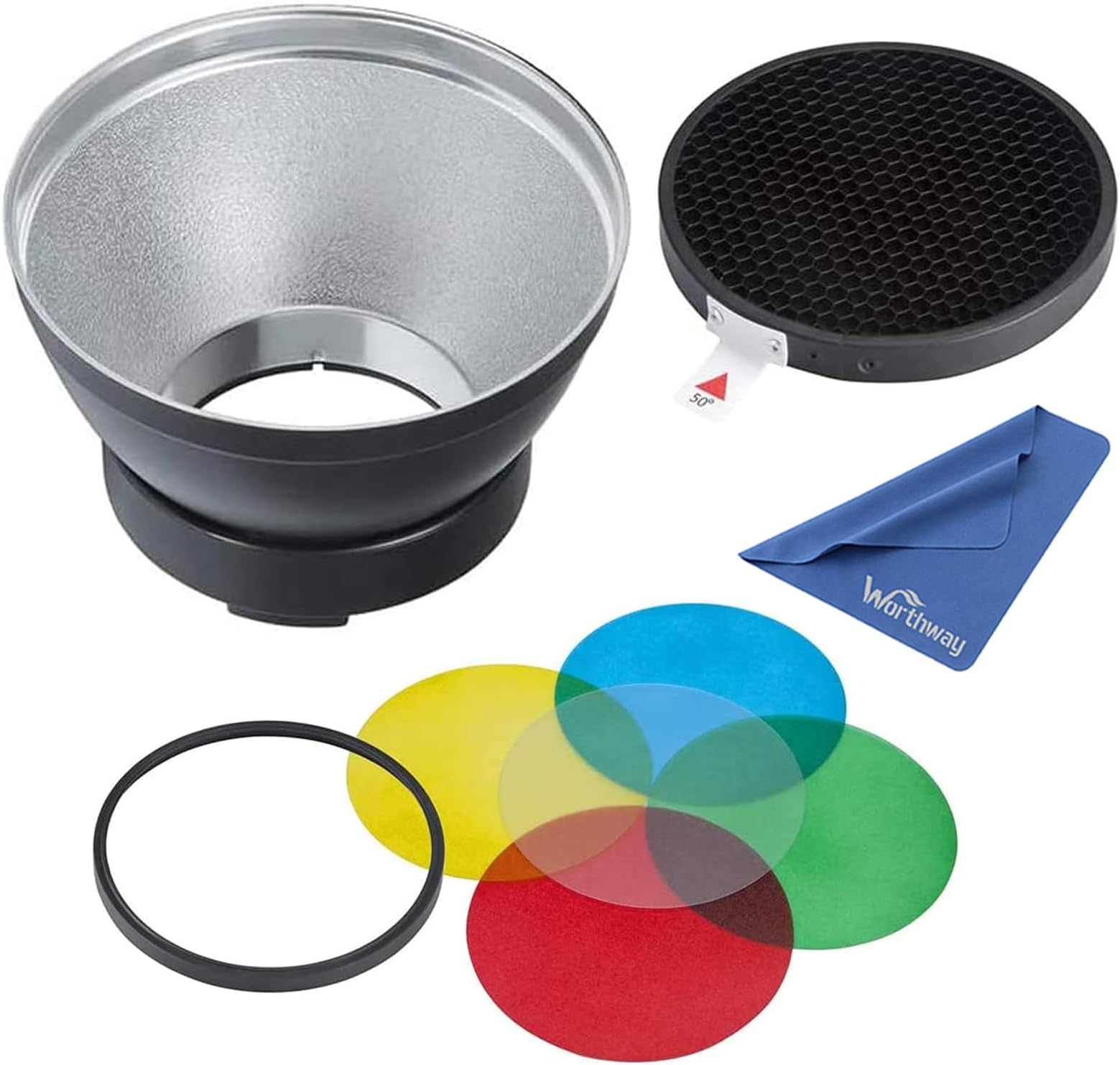 Amazon.com : Godox AD-R14 Standard Reflector Diffuser with Honeycomb ...