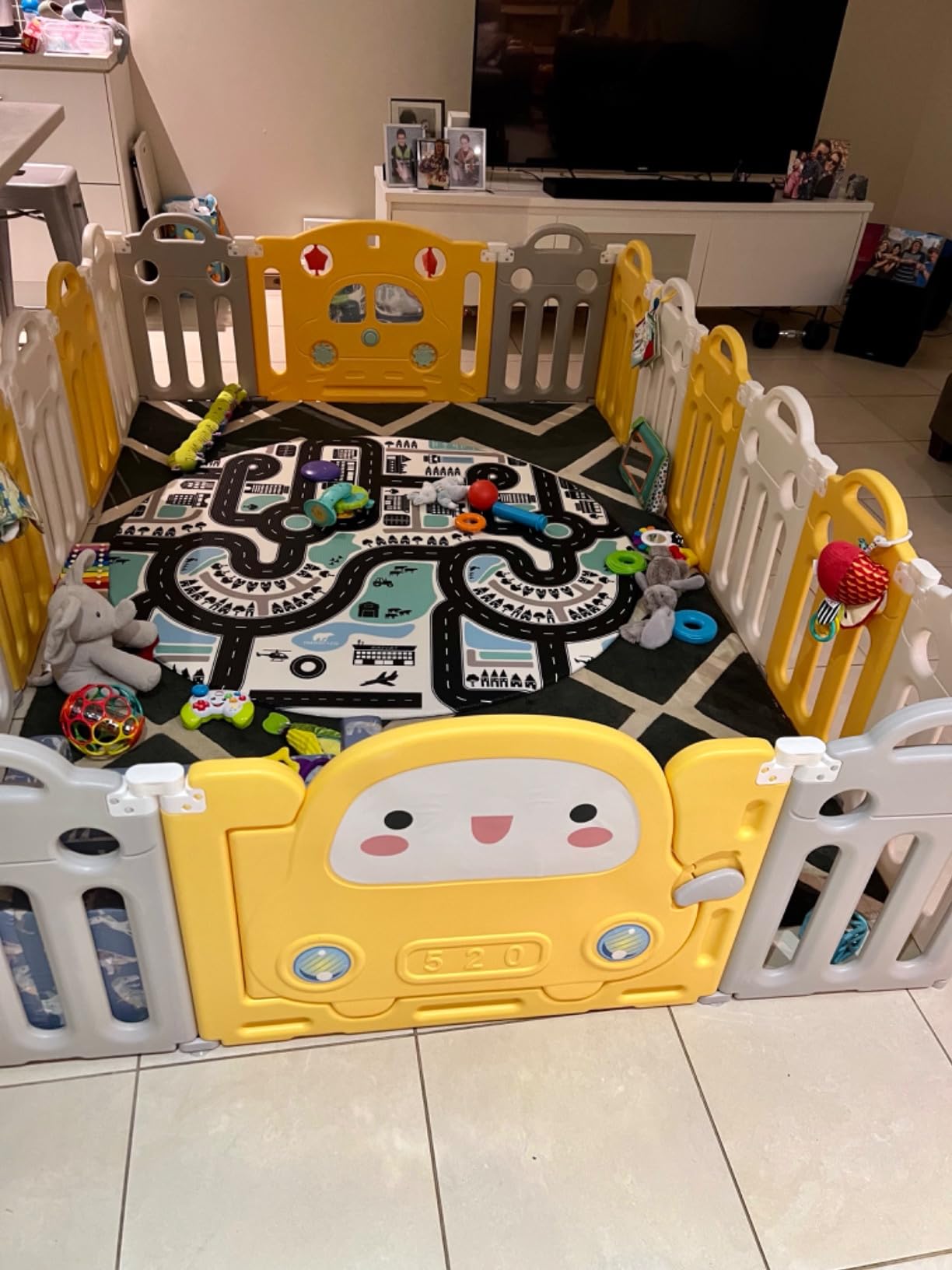 18 Panel Playpen Kids Activity Centre Safety Baby Play Pen Foldable ...