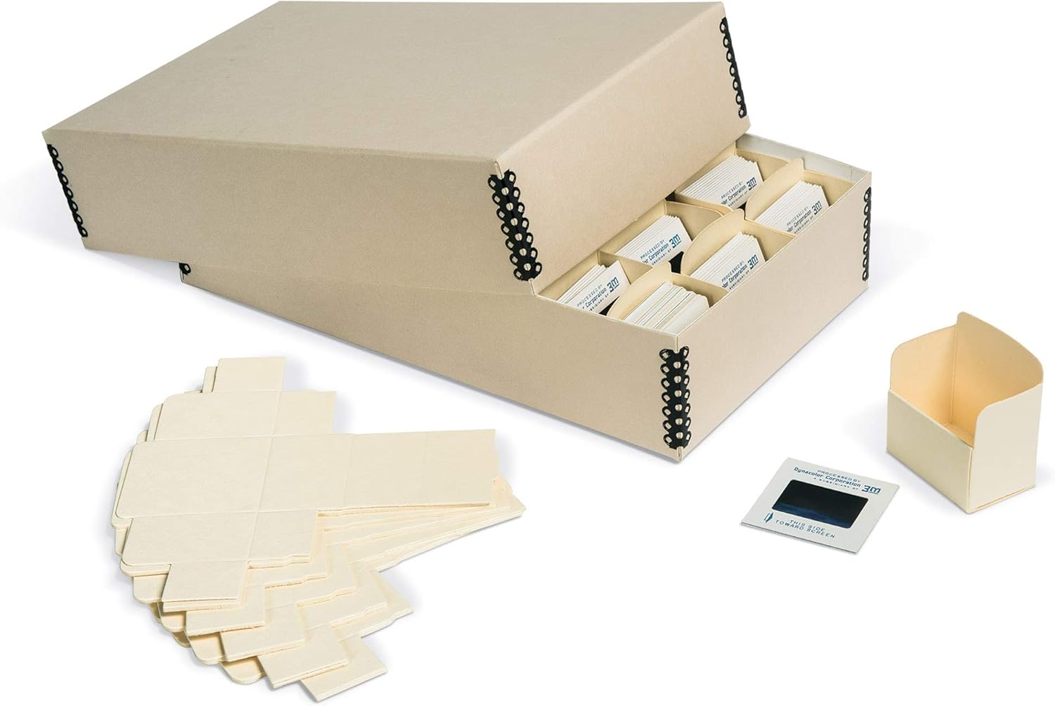 Amazon.com: Gaylord Archival Tan Slide File Box - Holds up to 600 ...