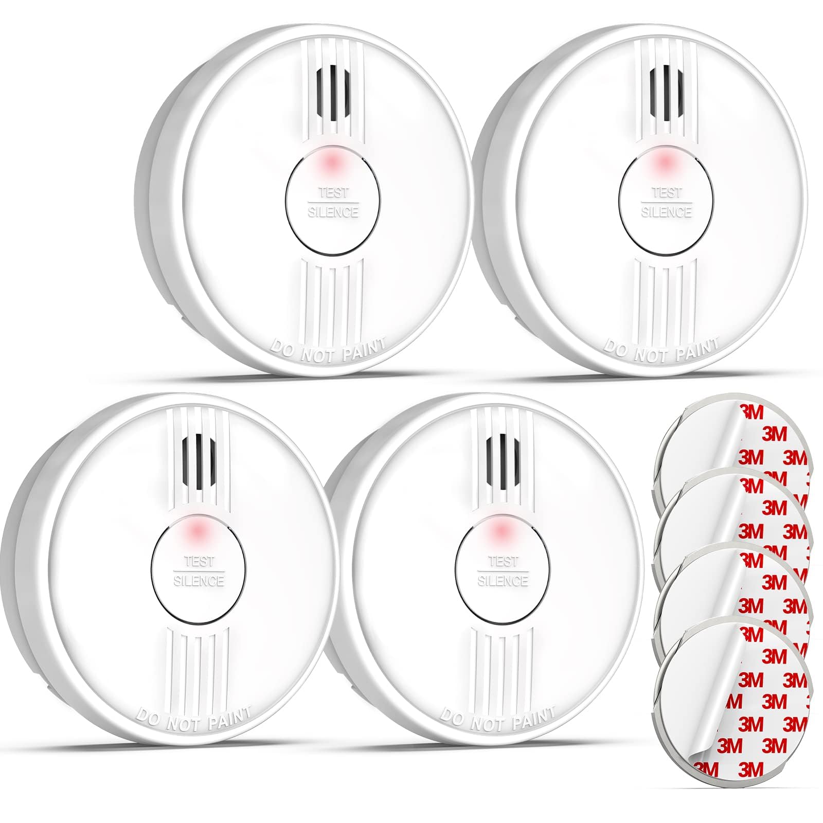Putogesafe Smoke Alarm for Home, Smoke Detector with 10-year Service ...