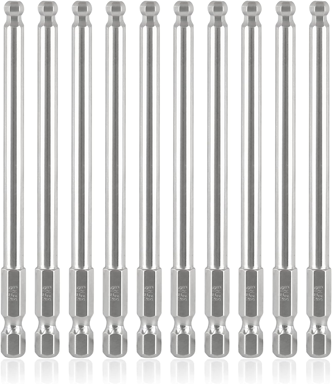 Ball-End Hex 5mm Impact Driver Bit - Railer Allen Wrench Drill Hex Bits ...