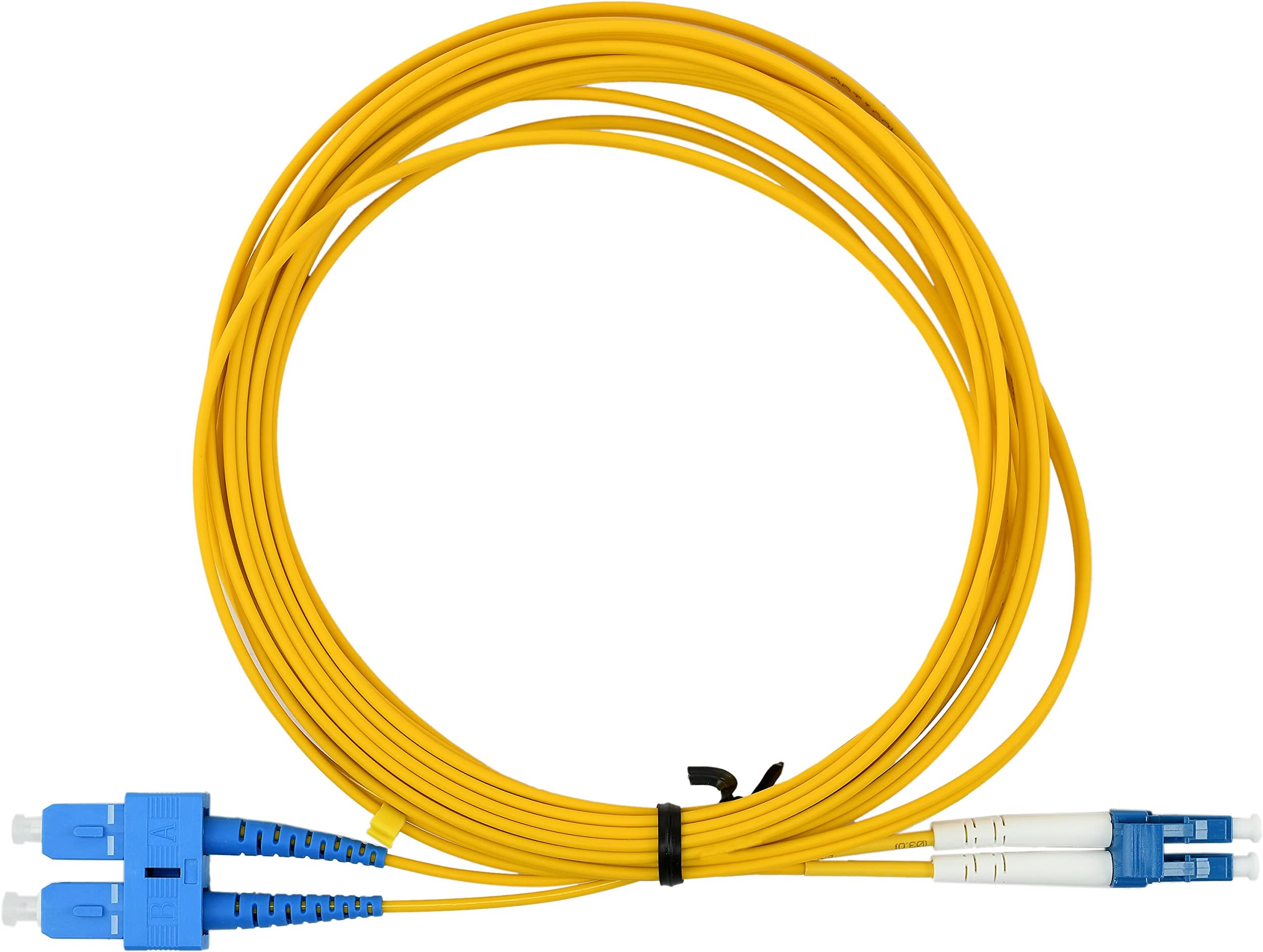 2M LC to SC OS2 Fiber Optic Patch Cable Singlemode Duplex Optical Patch ...