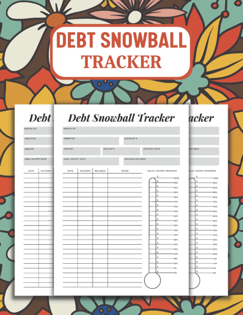 Amazon.com: Debt Snowball Tracker: Financial Planner To Help You Stay ...