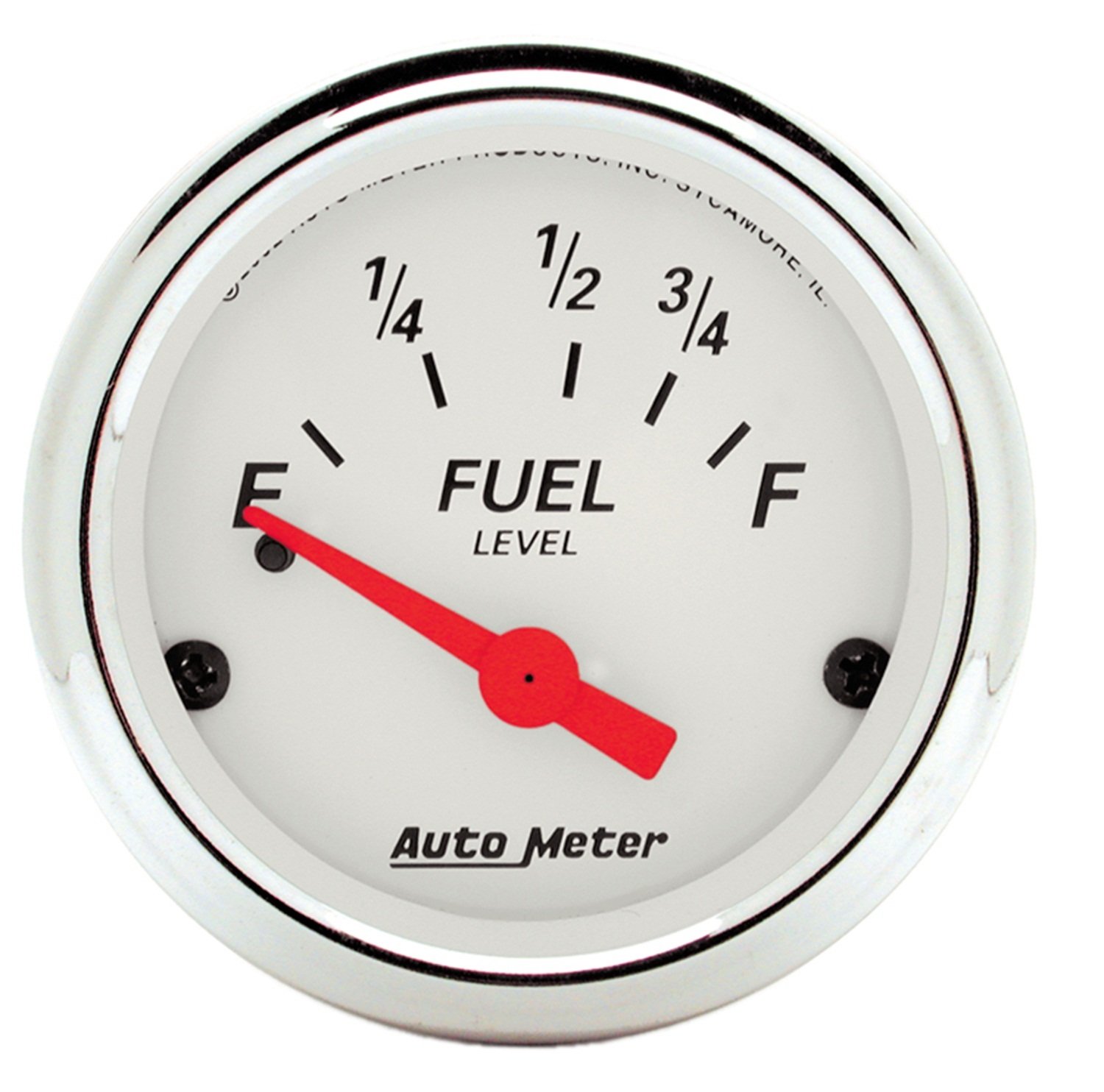 Amazon.com: AUTO METER 1316 Arctic White Fuel Level Gauge, 2 1/16 ...