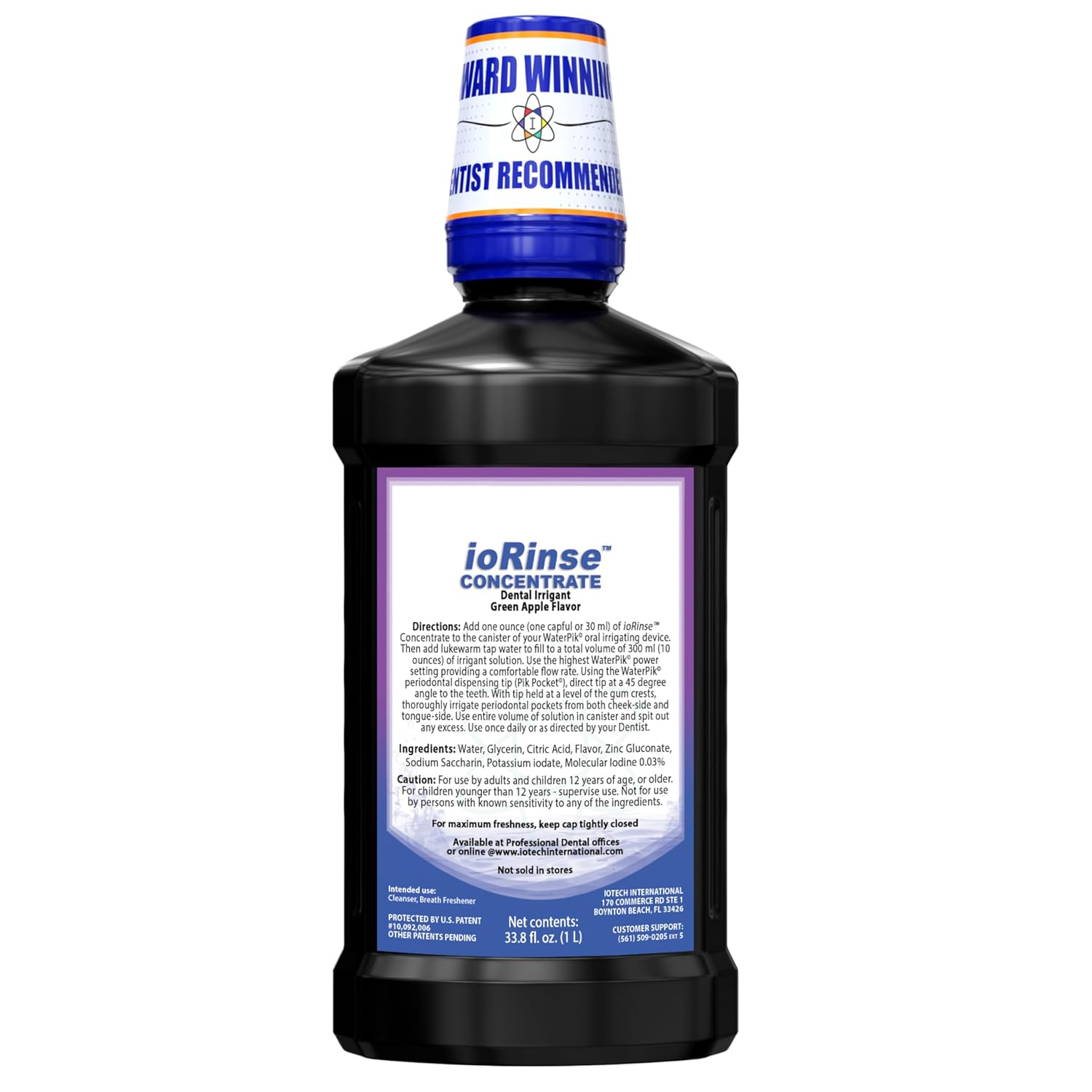 ioRinse Concentrated Irrigant with Active Molecular Iodine, Alcohol ...