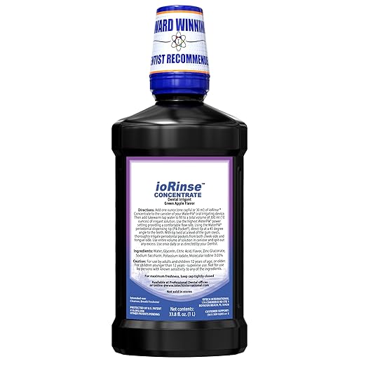 Amazon.com : ioRinse Concentrated Irrigant with Active Molecular Iodine ...