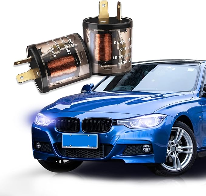 Amazon.com: HAOBO 2PCS Electronic Turn Signal Flasher Relay, 12V LED ...