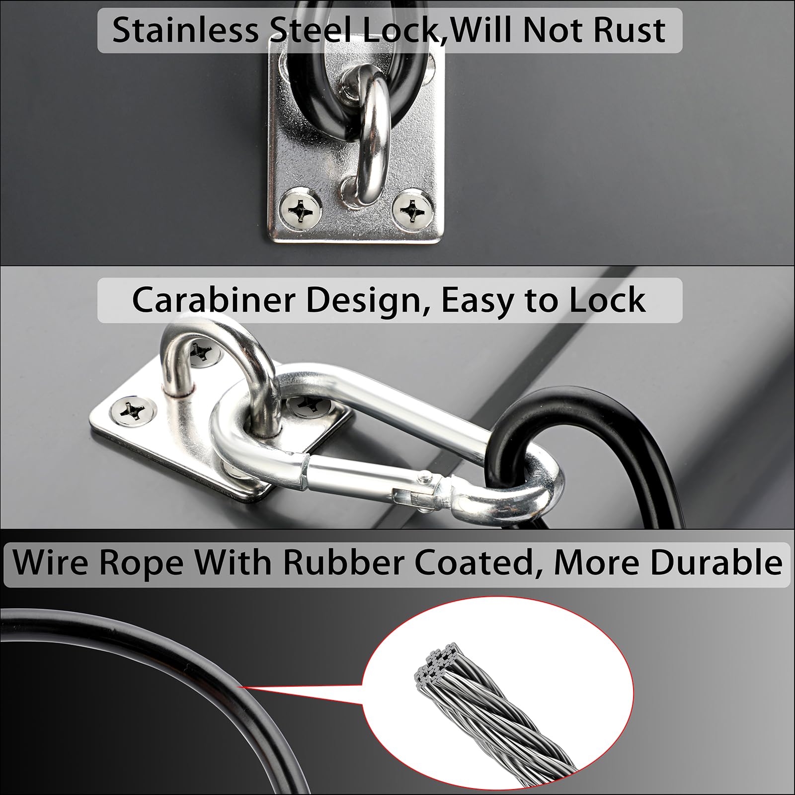 Trash Can Lock – Universal s For Animals – Lid Lock Trash Can Locks