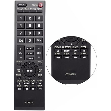 Amazon.com: AMAIRIYCA Replacement ct-90325 Remote Toshiba for Toshiba ...